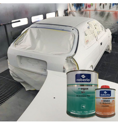 ROBERLO MEGAX M1 X5 PRIMER 5:1 & HARDENER (LIGHT GREY/ DARK GREY)